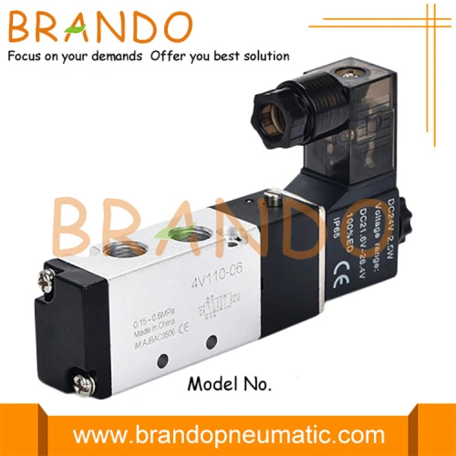 AirTac Type 4V110-06 1/8'' Single Solenoid Pneumatic Valve China Manufacturers Suppliers Factory ...
